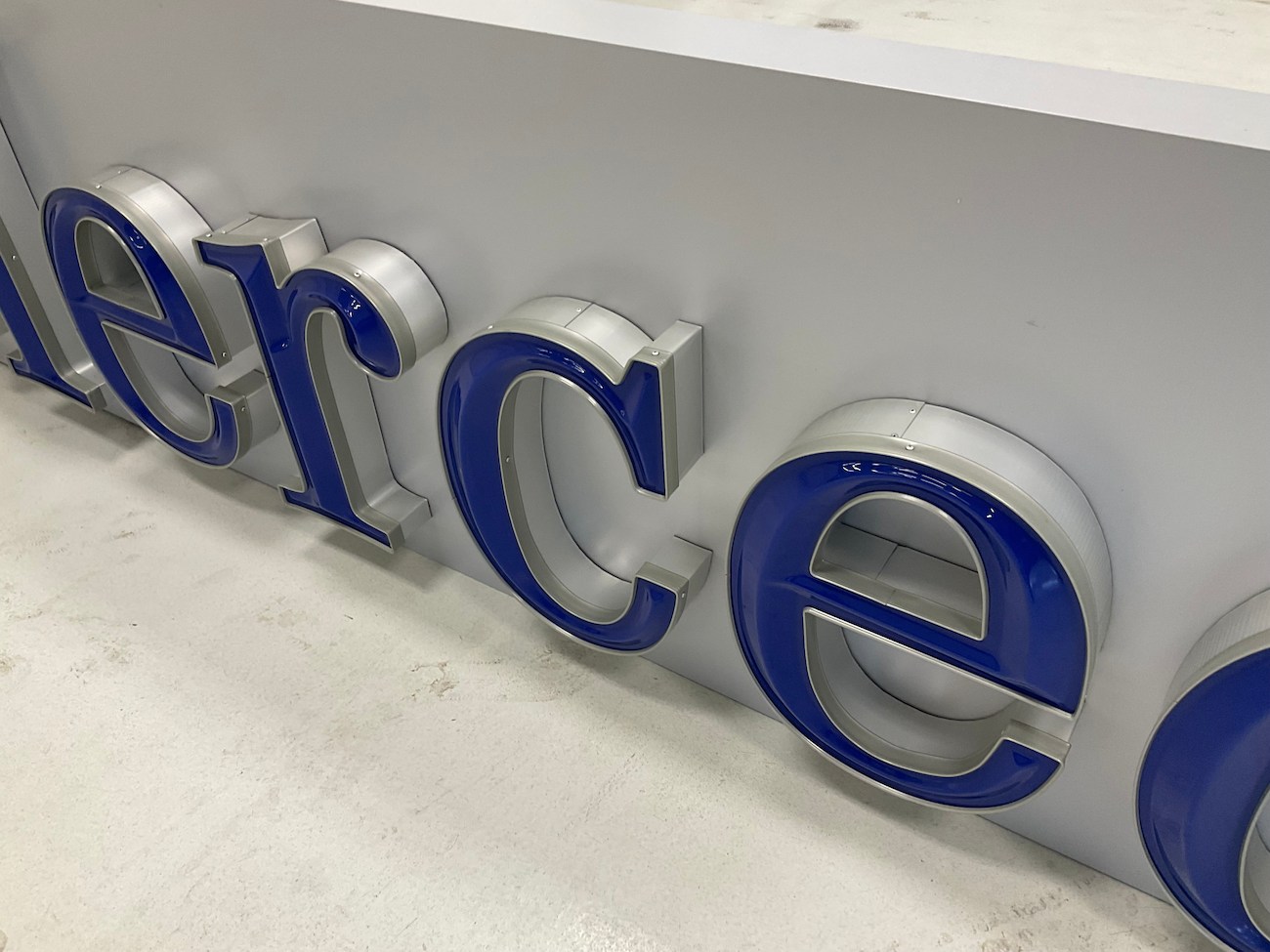 Original Mercedes-Benz Dealership Sign (20' X 32.5") For Sale | The MB ...