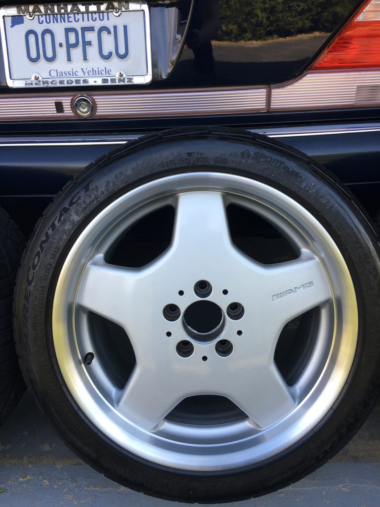 Staggered 18" AMG Monoblock Wheels w/Continental Tires For Sale | The ...