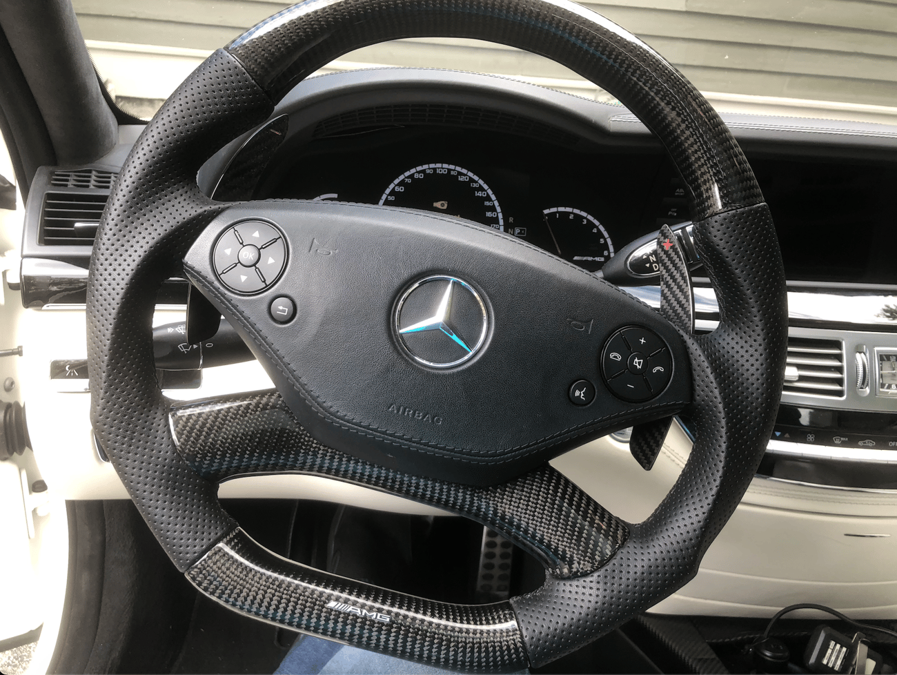 NO RESERVE: Custom Steering Wheel for W221/C216 For Sale | The MB Market