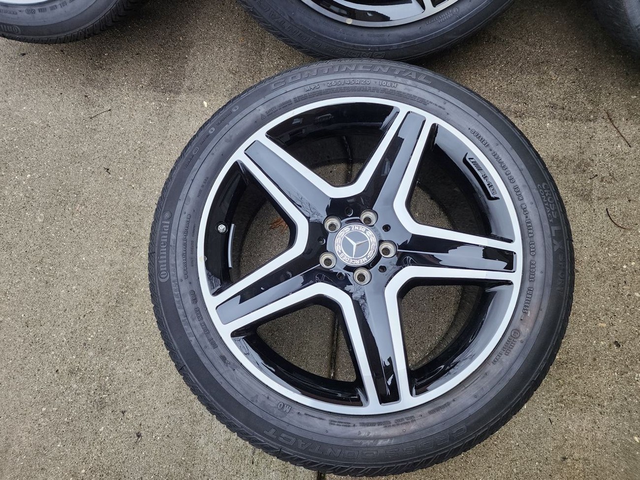 NO RESERVE: W166 Mercedes-Benz GLE 20" AMG Wheels & Tires For Sale ...
