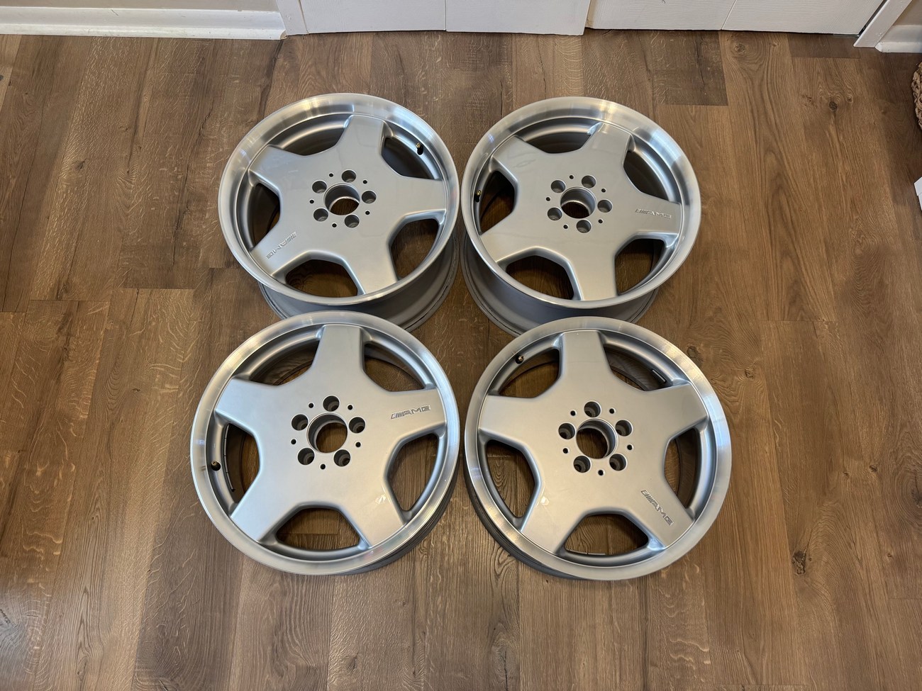 NO RESERVE: Staggered 18" AMG Monoblock Wheels For Sale | The MB Market