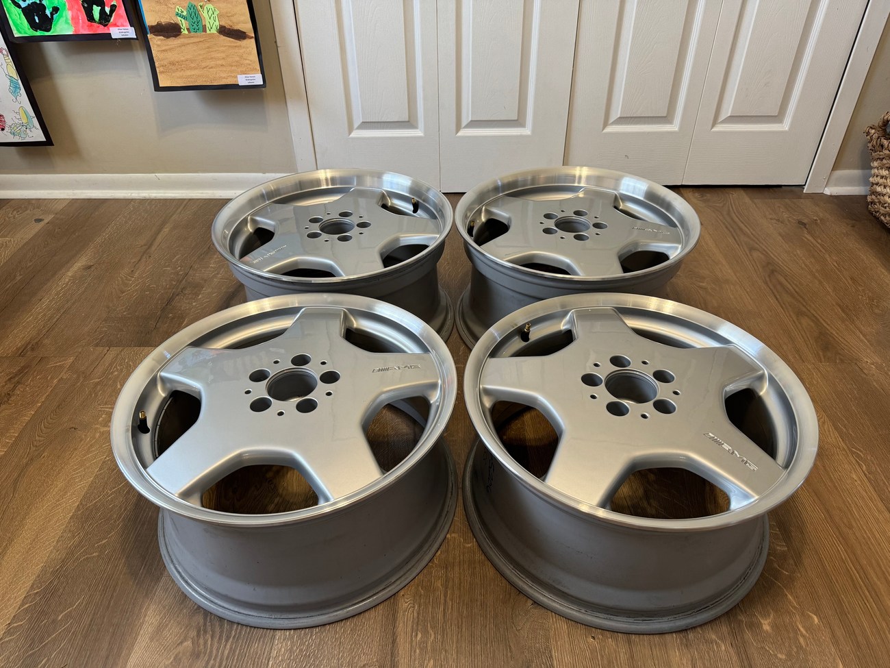 NO RESERVE: Staggered 18" AMG Monoblock Wheels For Sale | The MB Market
