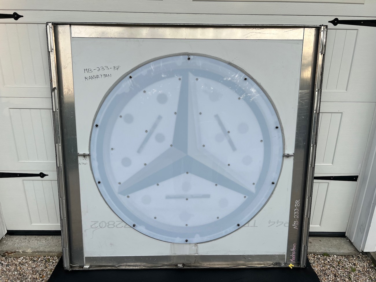 67" X 64" Mercedes-Benz Dealer Logo Dealer Sign For Sale | The MB Market