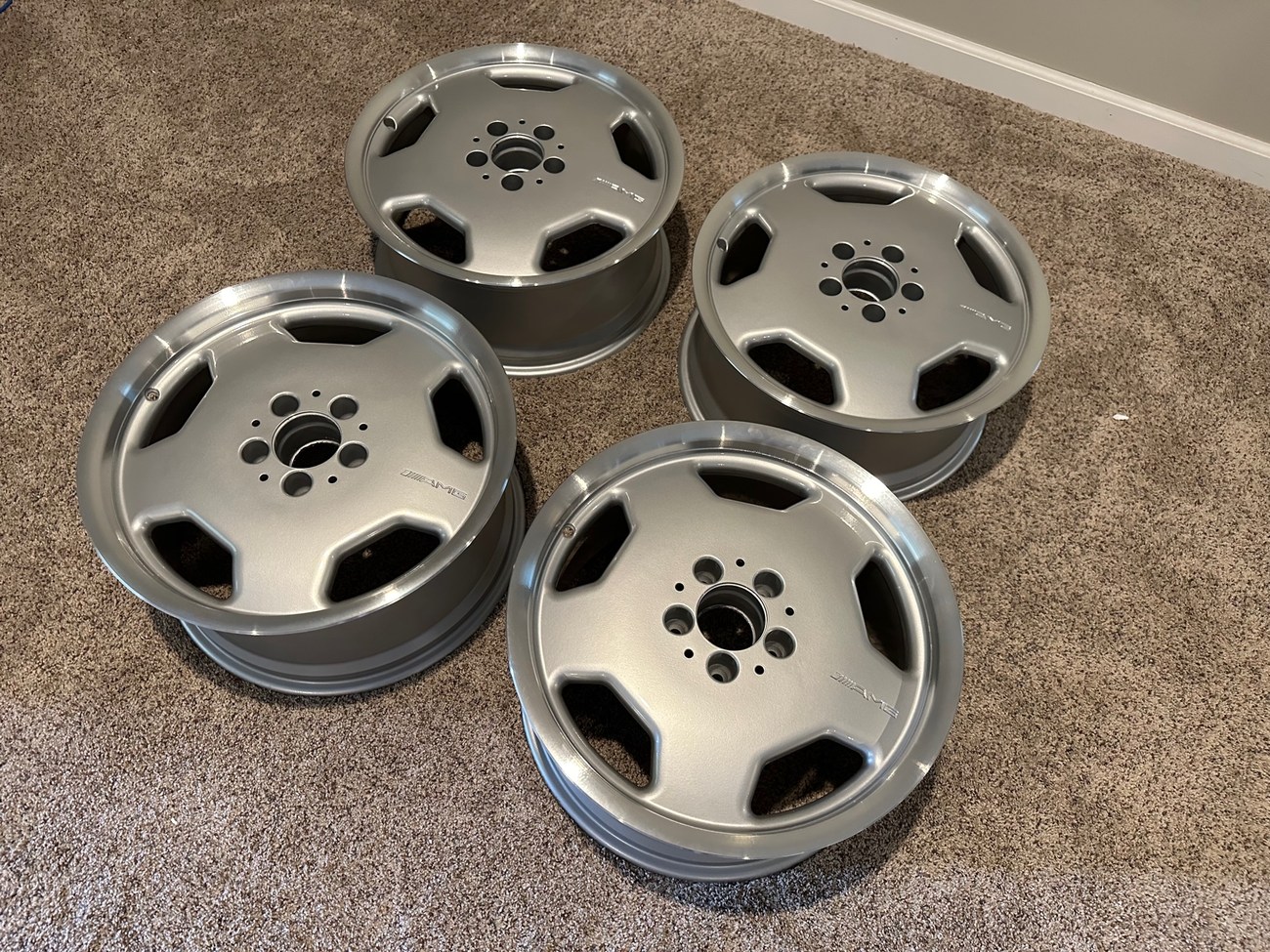 NO RESERVE: Staggered 17" AMG Aero II Monoblock Wheels For Sale | The ...