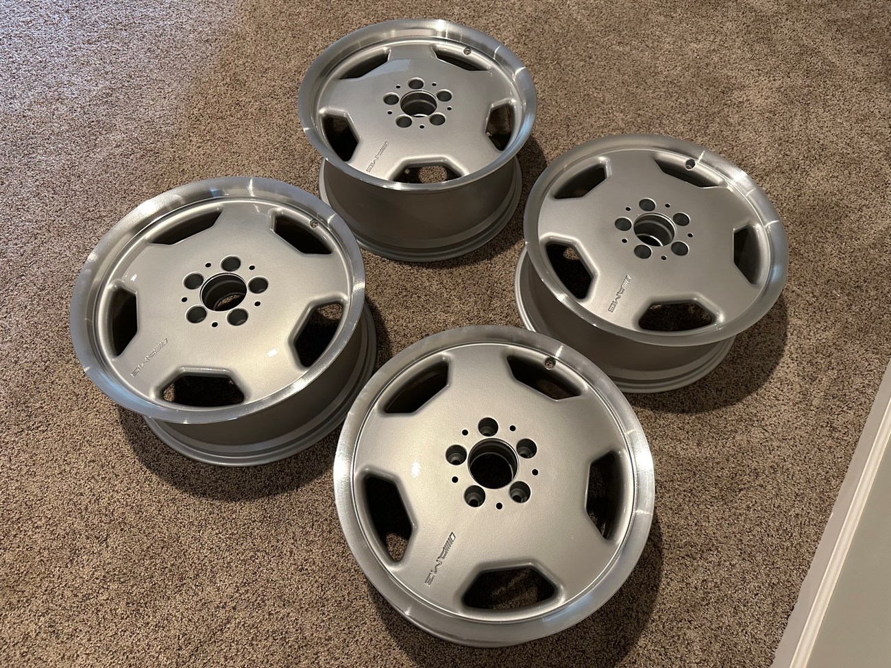 NO RESERVE: Staggered 17" AMG Aero II Monoblock Wheels For Sale | The ...