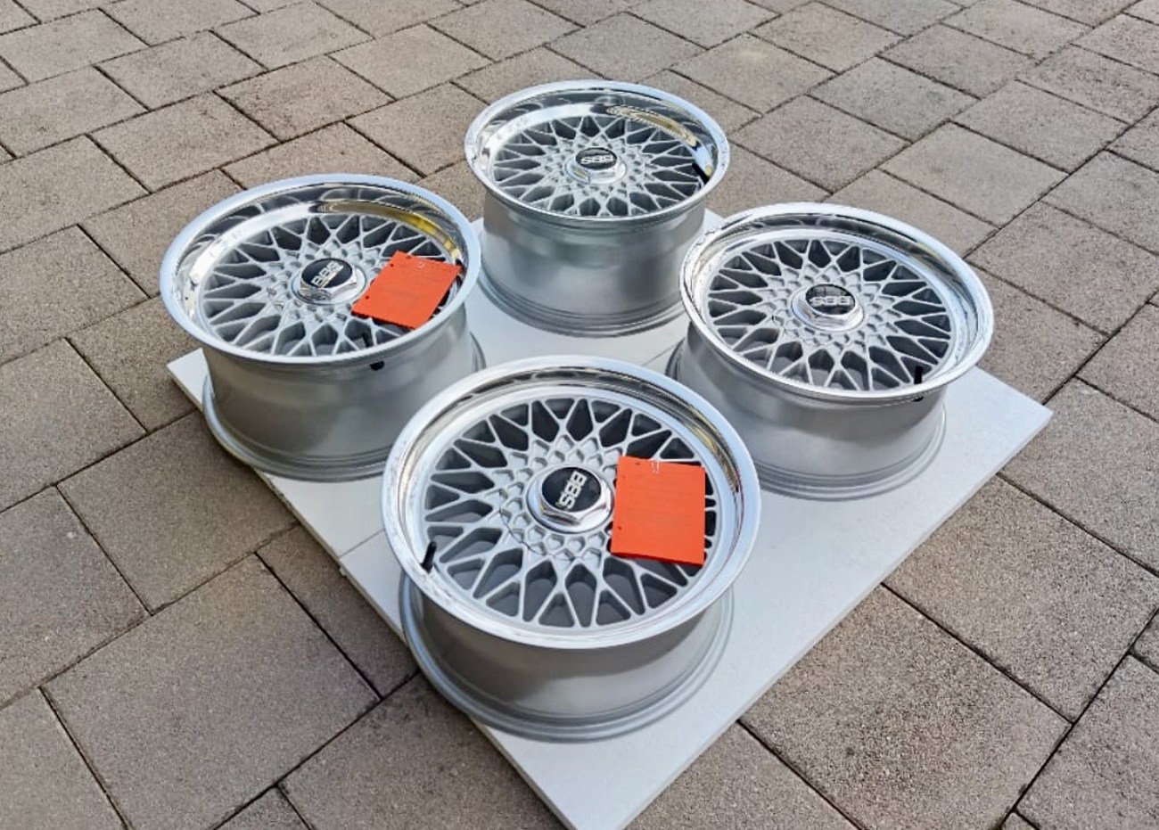 Authentic Staggered 16" BBS RG Forged Wheels For Sale | The MB Market