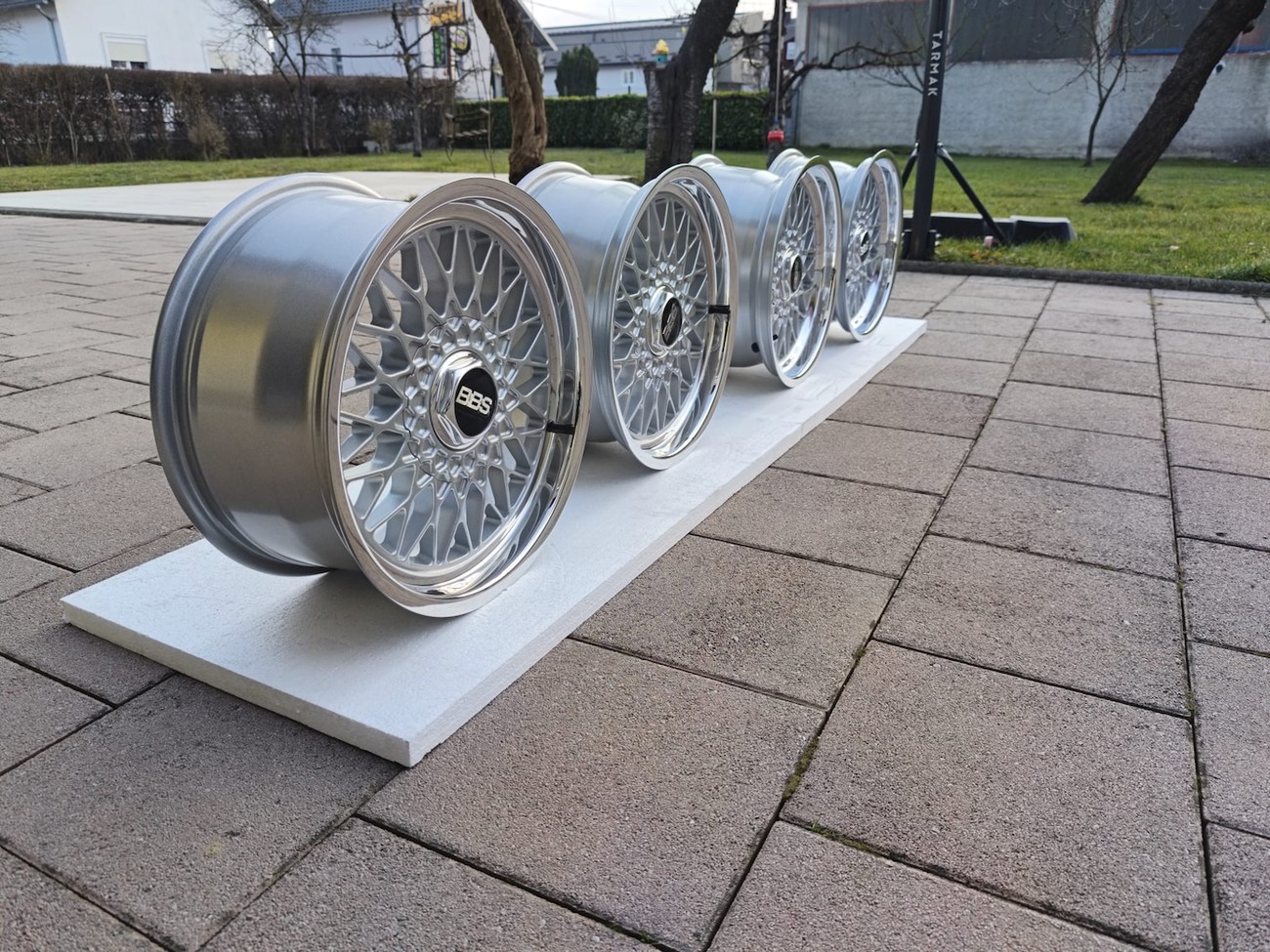 Authentic Staggered 16" BBS RG Forged Wheels For Sale | The MB Market