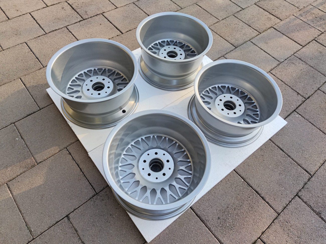 Authentic Staggered 16" BBS RG Forged Wheels For Sale | The MB Market