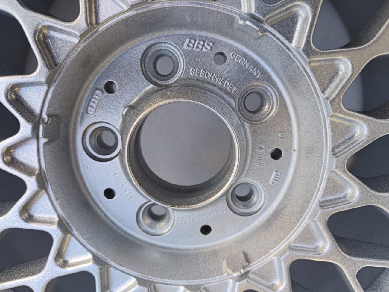 Authentic Staggered 16" BBS RG Forged Wheels For Sale | The MB Market