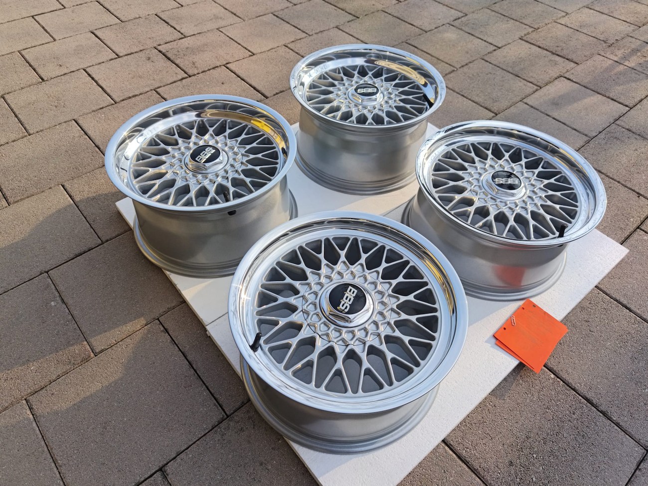 Authentic Staggered 16" BBS RG Forged Wheels For Sale | The MB Market