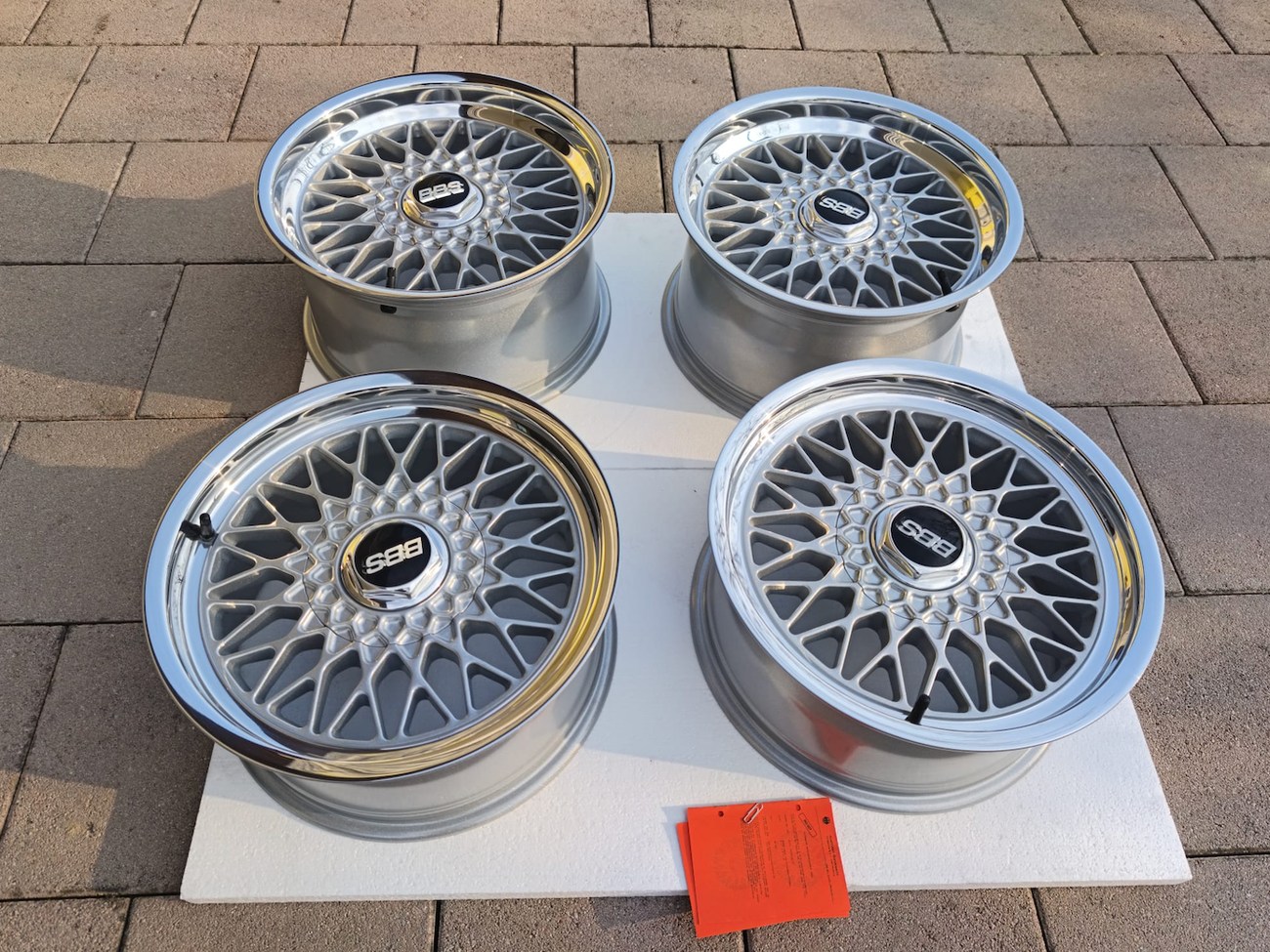 Authentic Staggered 16" BBS RG Forged Wheels For Sale | The MB Market