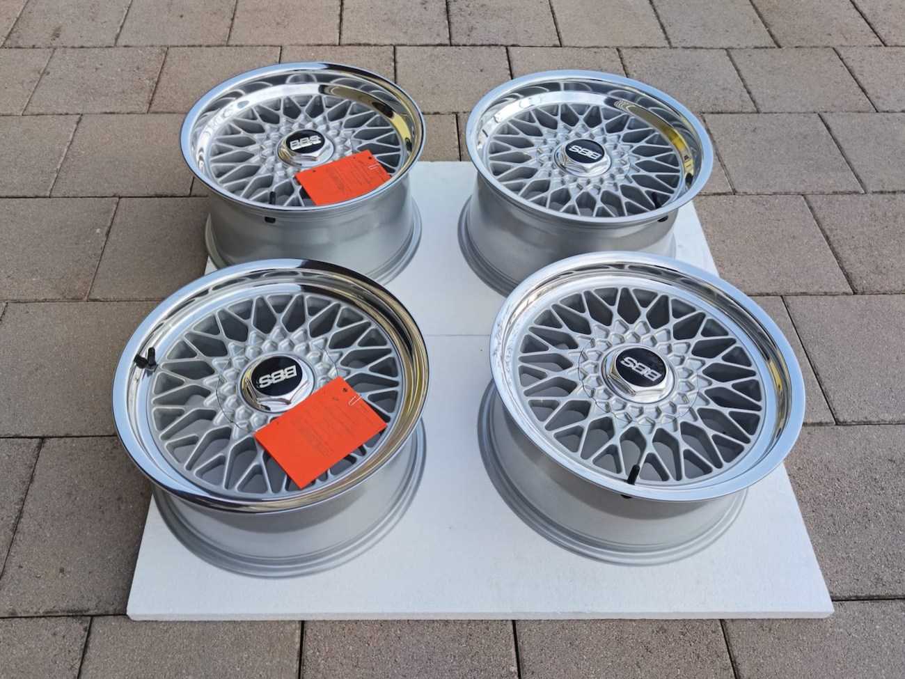 Authentic Staggered 16" BBS RG Forged Wheels For Sale | The MB Market