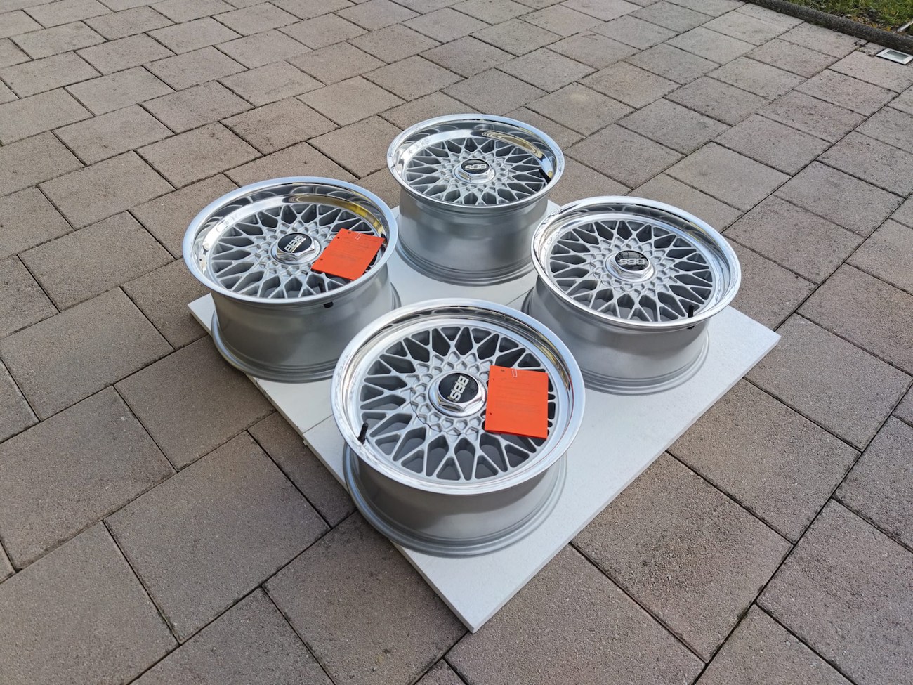 Authentic Staggered 16" BBS RG Forged Wheels For Sale | The MB Market