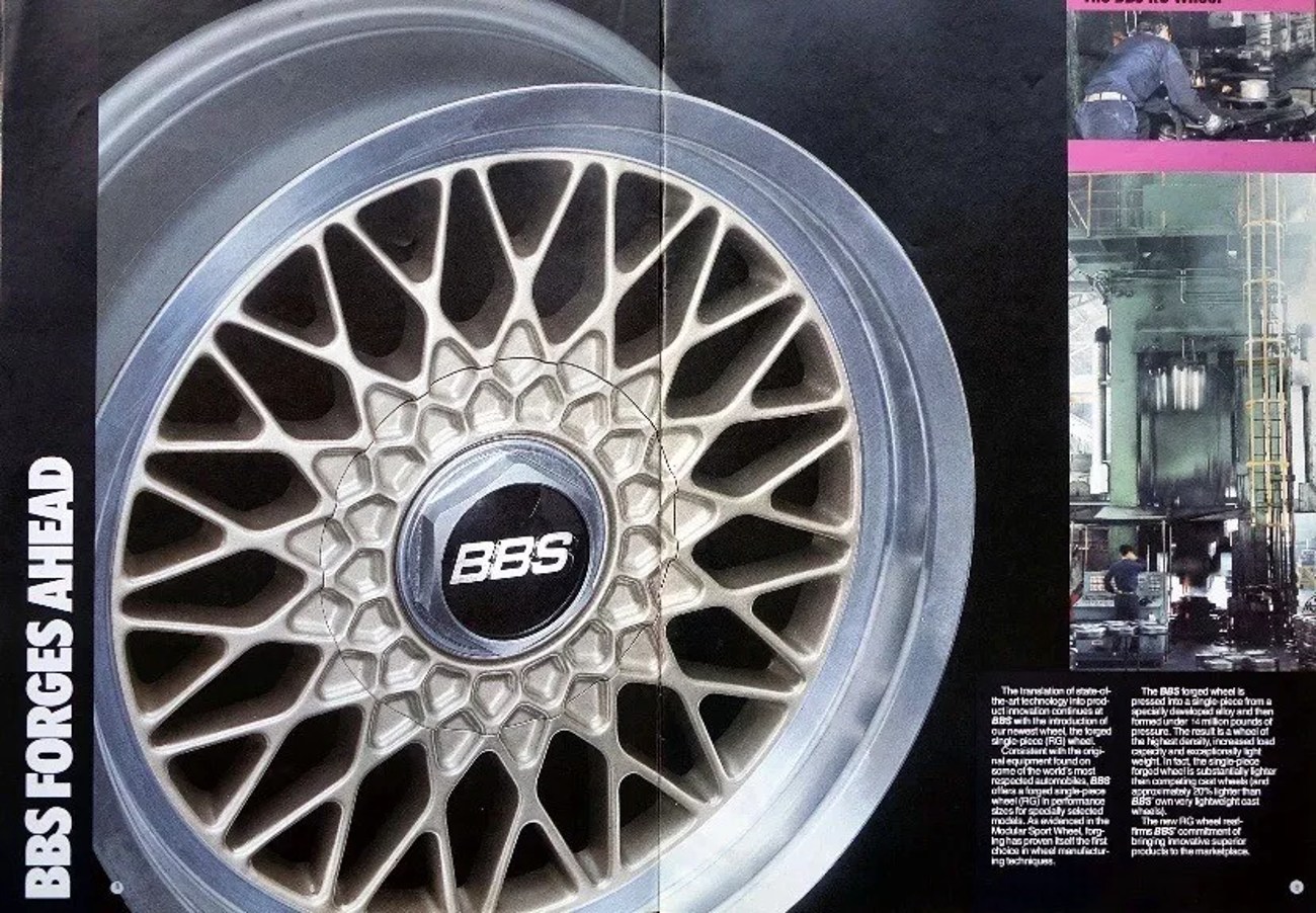 Authentic Staggered 16" BBS RG Forged Wheels For Sale | The MB Market