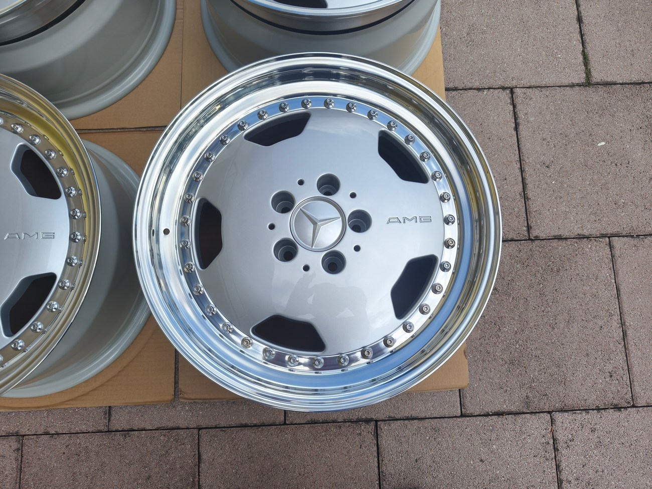 Staggered 3-piece 17" AMG Aero III Wheels by O.Z. Racing For Sale | The ...