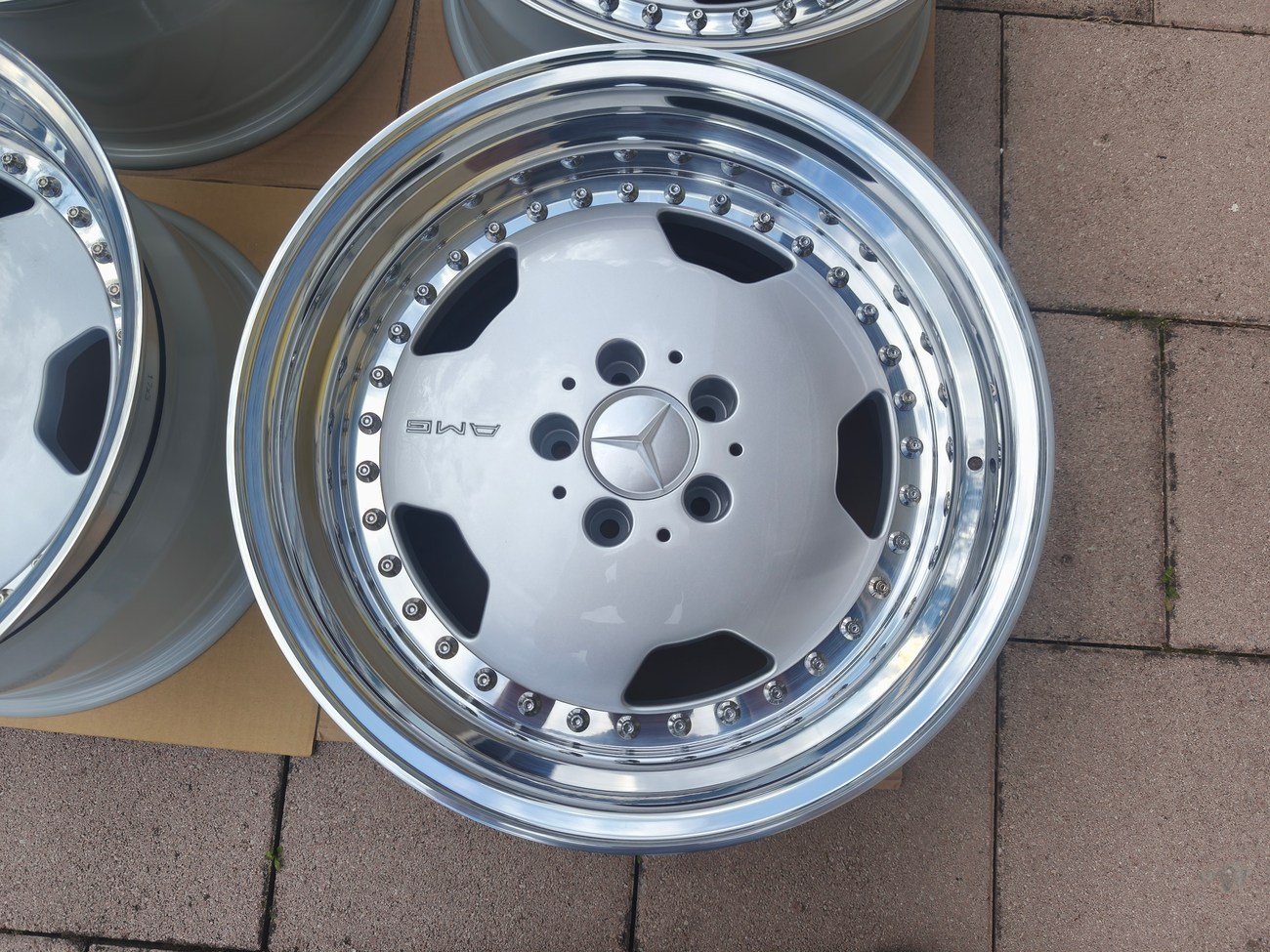 Staggered 3-piece 17" AMG Aero III Wheels by O.Z. Racing For Sale | The ...
