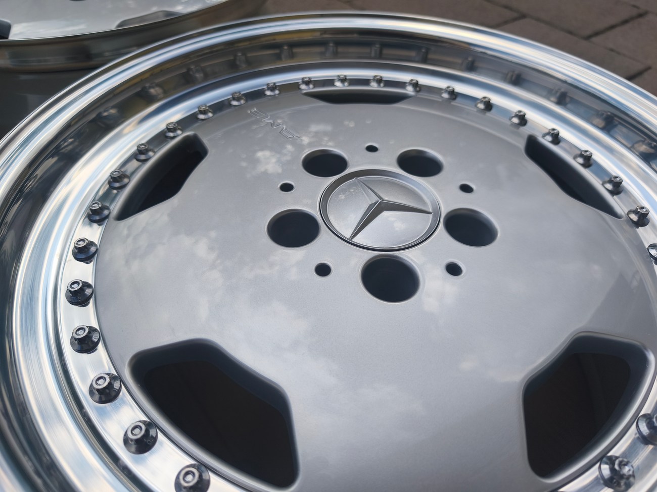 Staggered 3-piece 17" AMG Aero III Wheels by O.Z. Racing For Sale | The ...