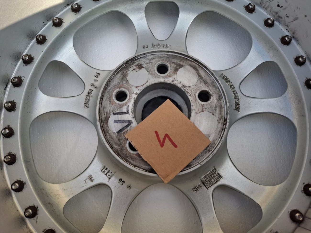 Staggered 2-Piece 17" RH Alurad ZW3 Wheels For Sale | The MB Market