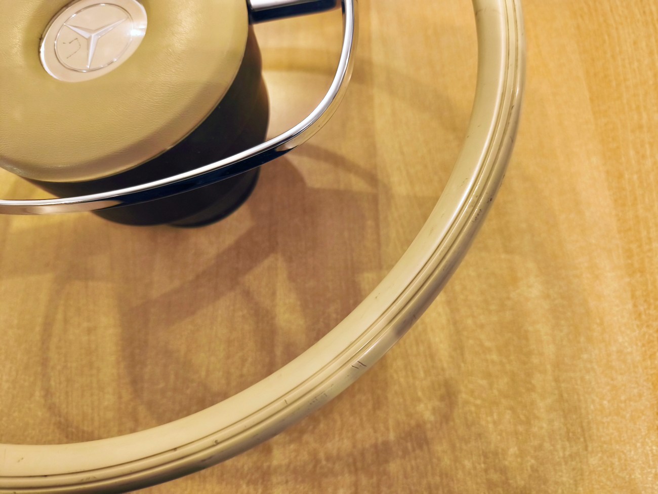 Original Ivory Petri Bakelite Steering Wheel For Sale | The MB Market