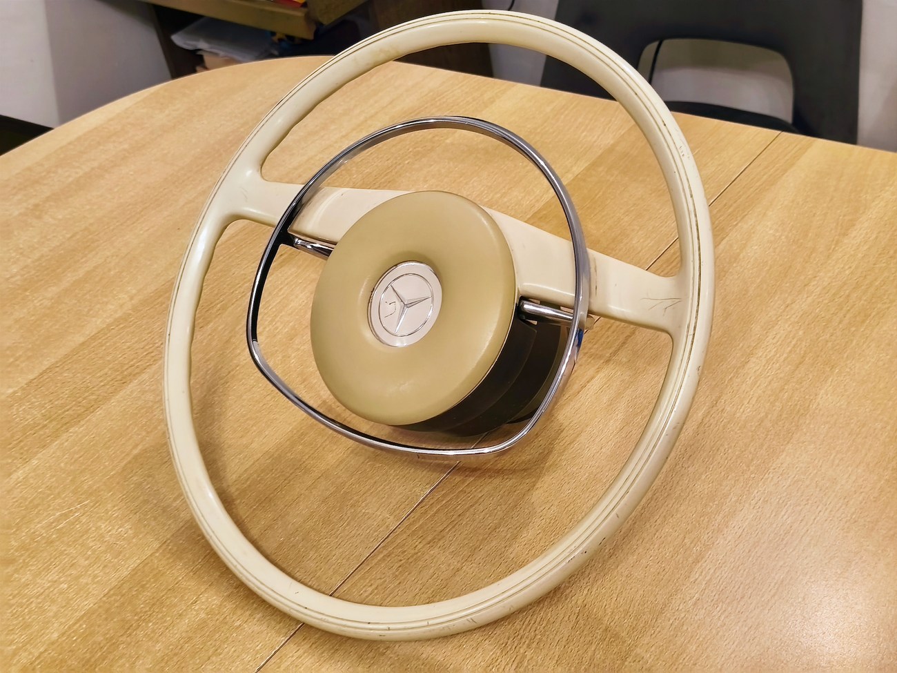 Original Ivory Petri Bakelite Steering Wheel For Sale | The MB Market