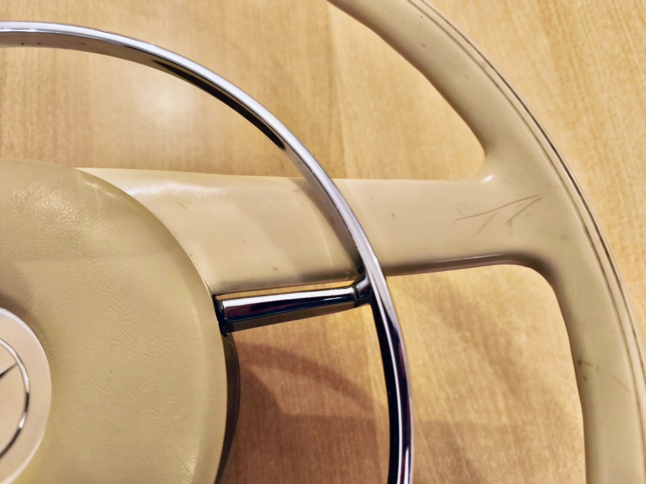 Original Ivory Petri Bakelite Steering Wheel For Sale | The MB Market