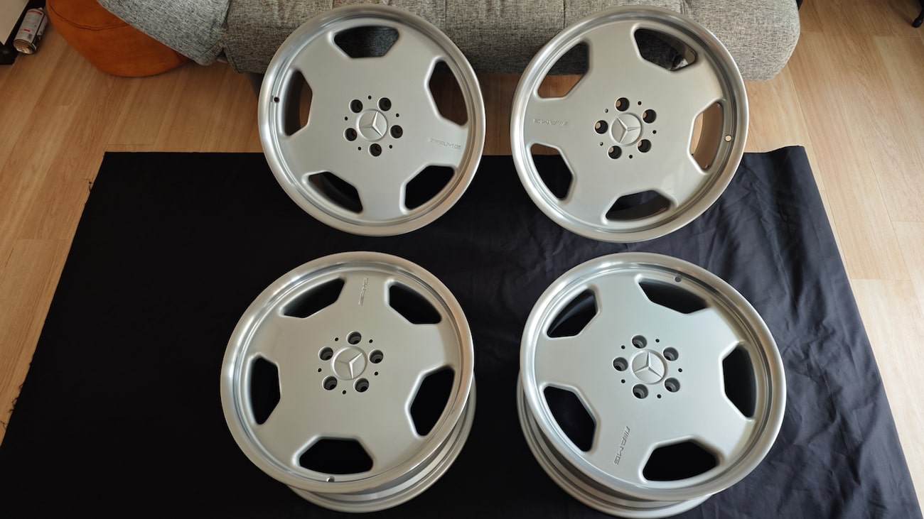 Staggered 19" AMG Aero II Monoblock Wheels for W140 For Sale | The MB ...