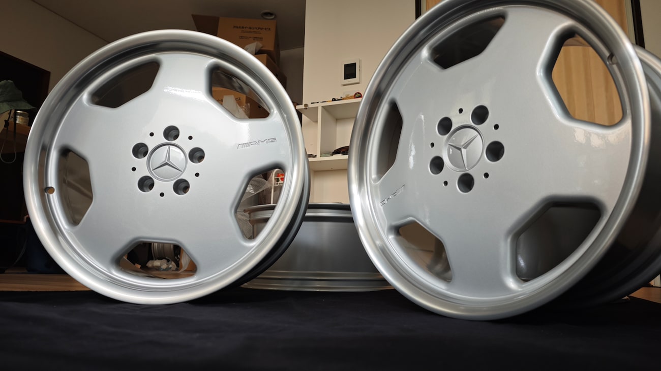Staggered 19" AMG Aero II Monoblock Wheels for W140 For Sale | The MB ...