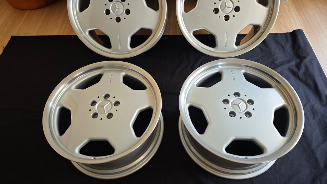 Staggered 19" AMG Aero II Monoblock Wheels for W140 For Sale | The MB ...