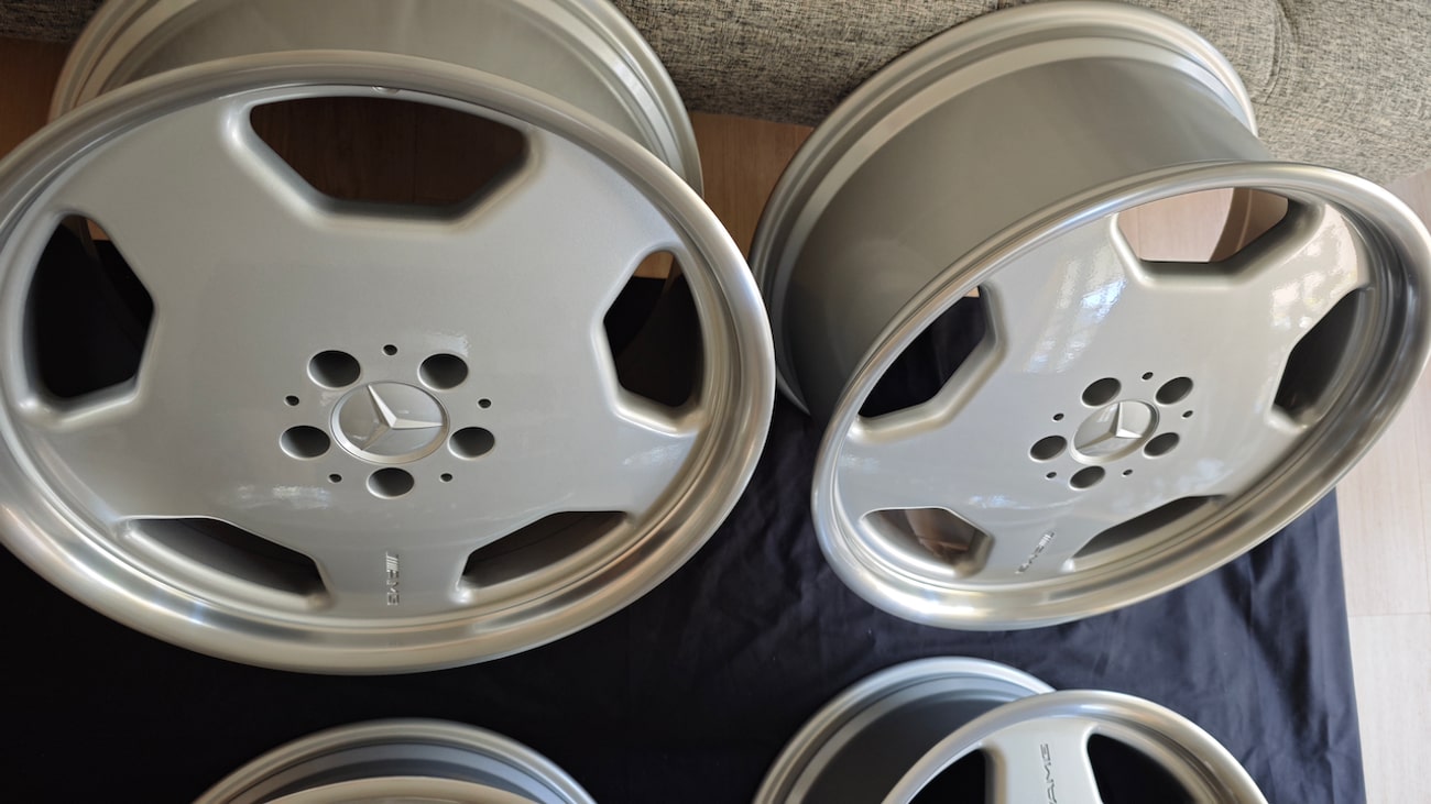 Staggered 19" AMG Aero II Monoblock Wheels for W140 For Sale | The MB ...