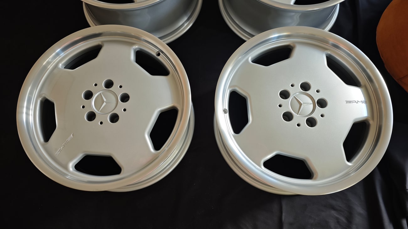 Staggered 18" AMG Aero II Monoblock Wheels for W210/R129 For Sale | The ...