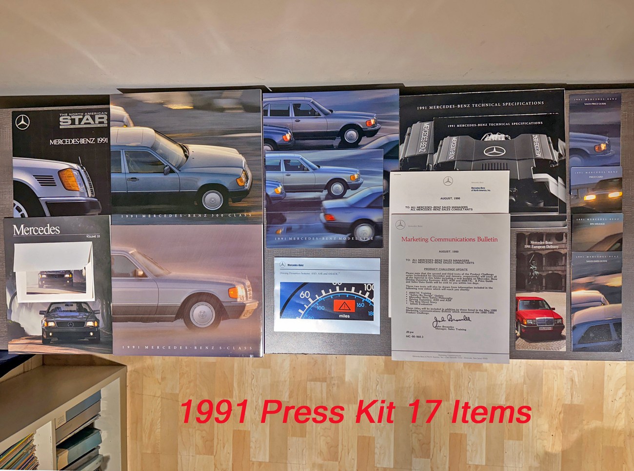Collection of Mercedes-Benz Literature & Press Kits For Sale | The MB ...