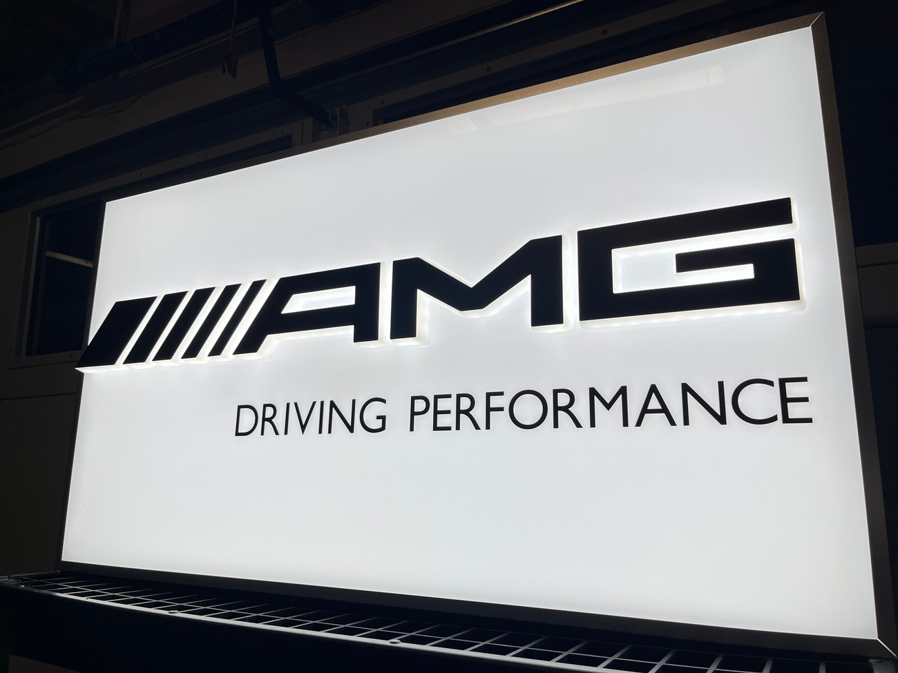 NO RESERVE: Original Mercedes-AMG Promotional Illuminated Sign For Sale ...