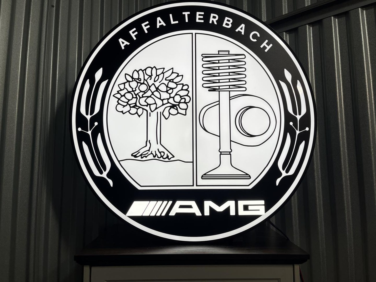 NO RESERVE: Original Promotional Illuminated AMG Sign For Sale | The MB ...