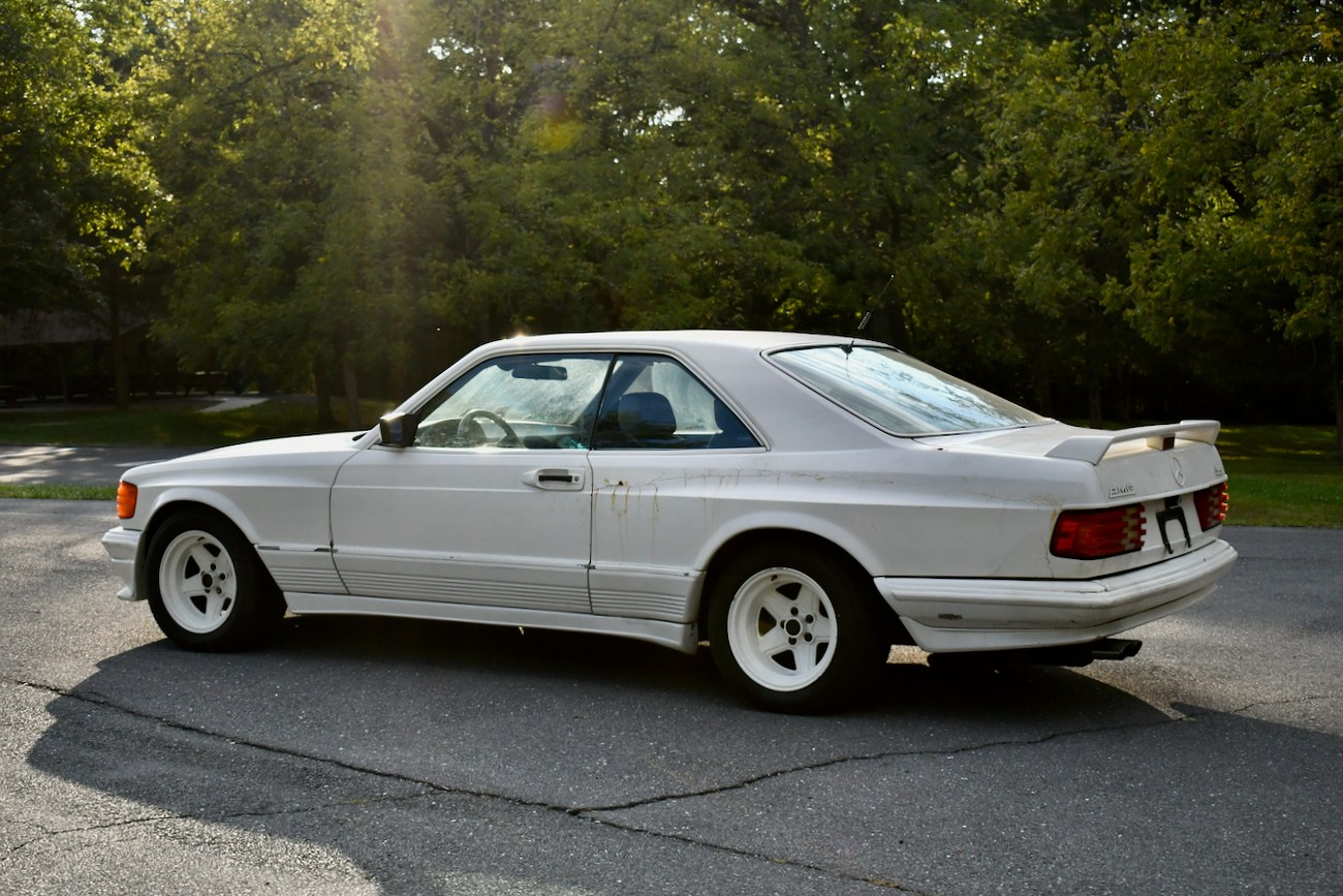 Barn Find: 1984 Mercedes-Benz 500SEC 5.4 AMG Widebody Project For Sale ...