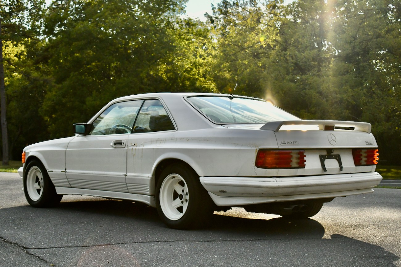 Barn Find: 1984 Mercedes-Benz 500SEC 5.4 AMG Widebody Project For Sale ...