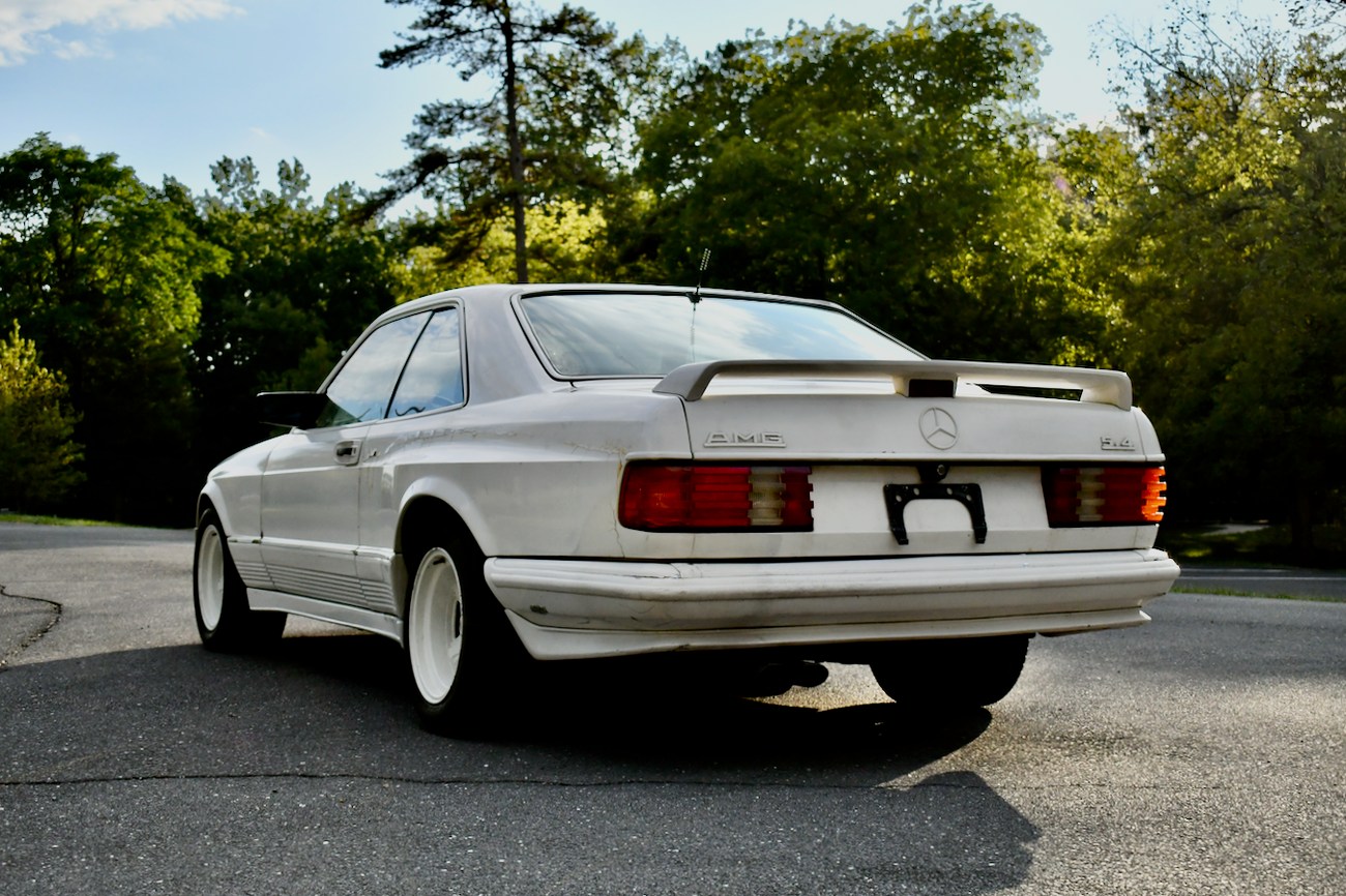 Barn Find: 1984 Mercedes-Benz 500SEC 5.4 AMG Widebody Project For Sale ...