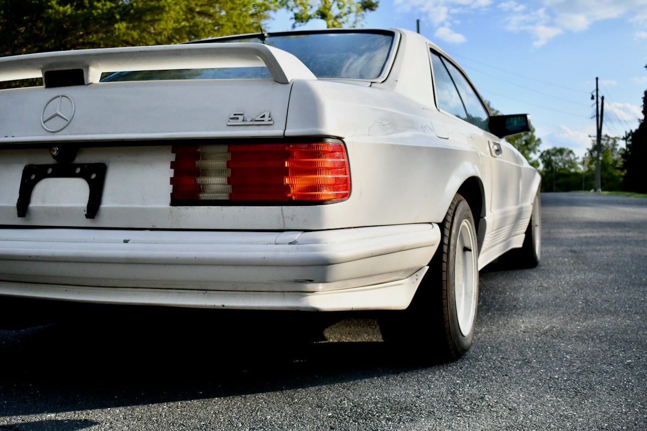 Barn Find: 1984 Mercedes-Benz 500SEC 5.4 AMG Widebody Project For Sale ...