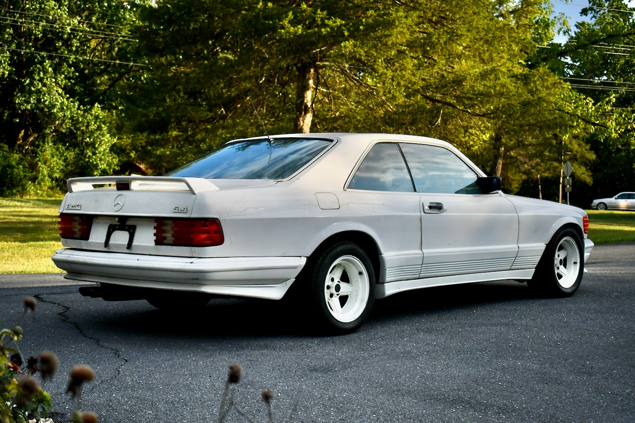 Barn Find: 1984 Mercedes-Benz 500SEC 5.4 AMG Widebody Project For Sale ...