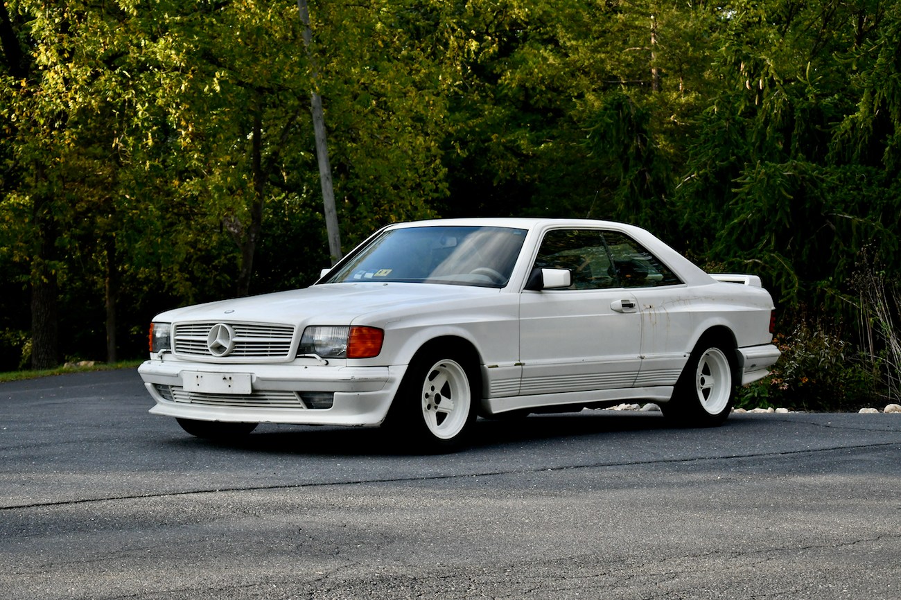 Barn Find: 1984 Mercedes-Benz 500SEC 5.4 AMG Widebody Project For Sale ...