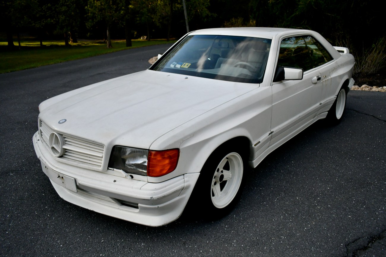 Barn Find: 1984 Mercedes-Benz 500SEC 5.4 AMG Widebody Project For Sale ...