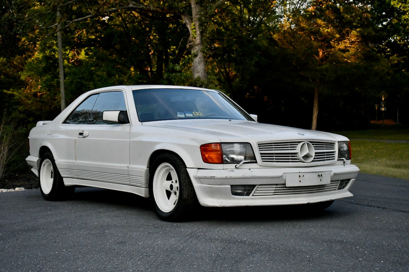 Barn Find: 1984 Mercedes-Benz 500SEC 5.4 AMG Widebody Project For Sale ...
