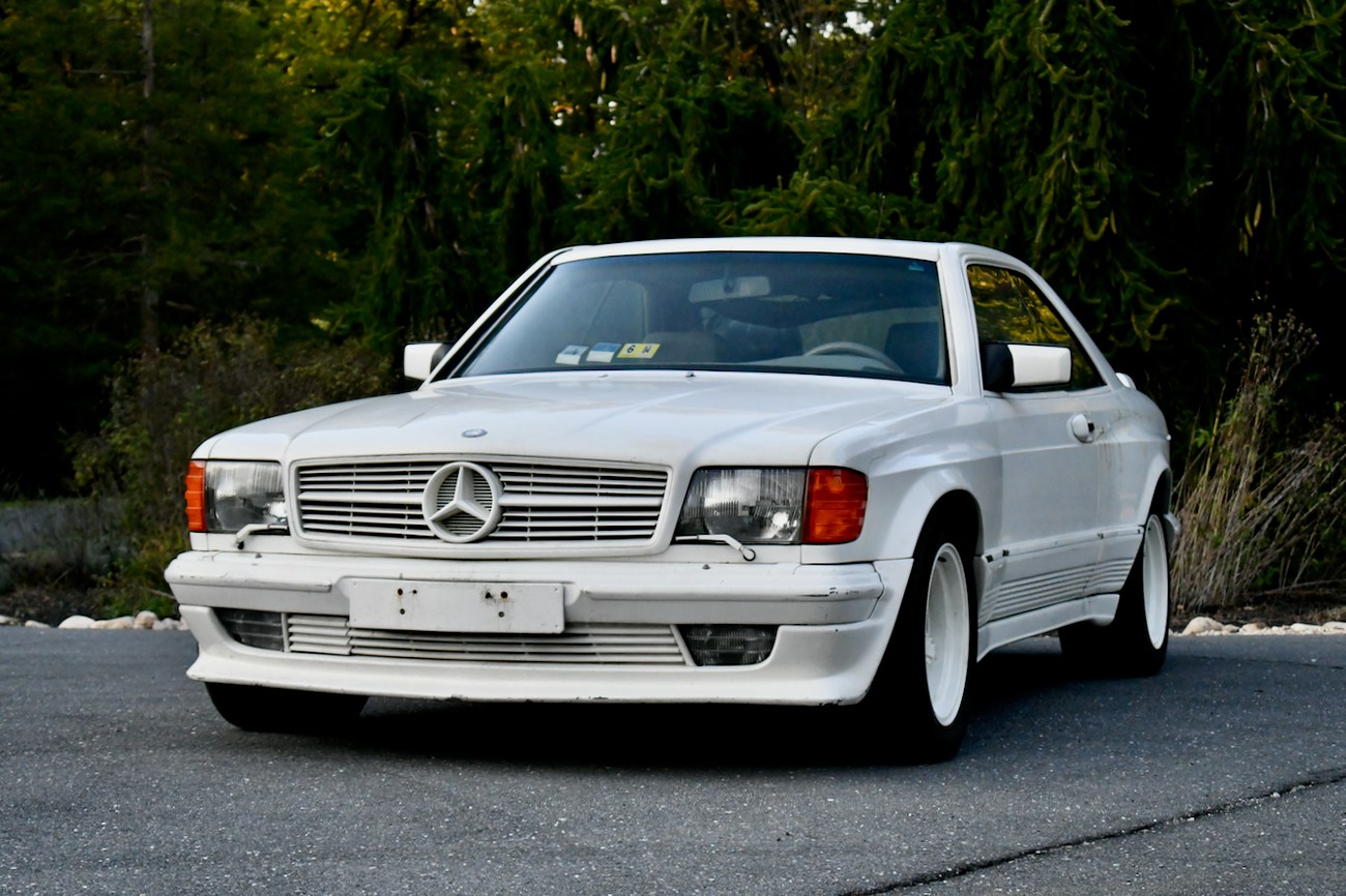Barn Find: 1984 Mercedes-Benz 500SEC 5.4 AMG Widebody Project For Sale ...