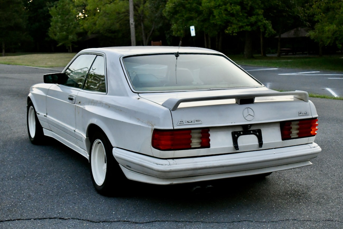 Barn Find: 1984 Mercedes-Benz 500SEC 5.4 AMG Widebody Project For Sale ...