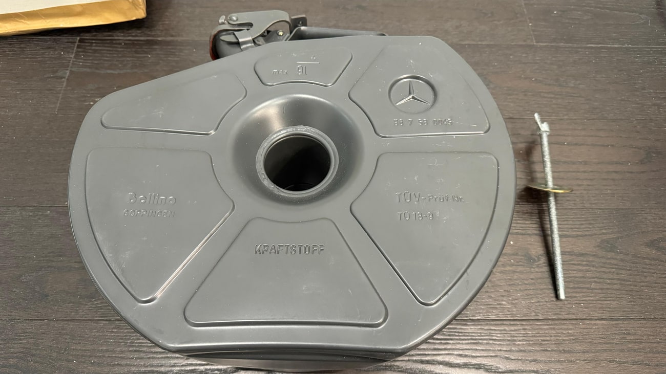 NOS Factory Mercedes-Benz 9L Safety Reserve Tank For Sale | The MB Market