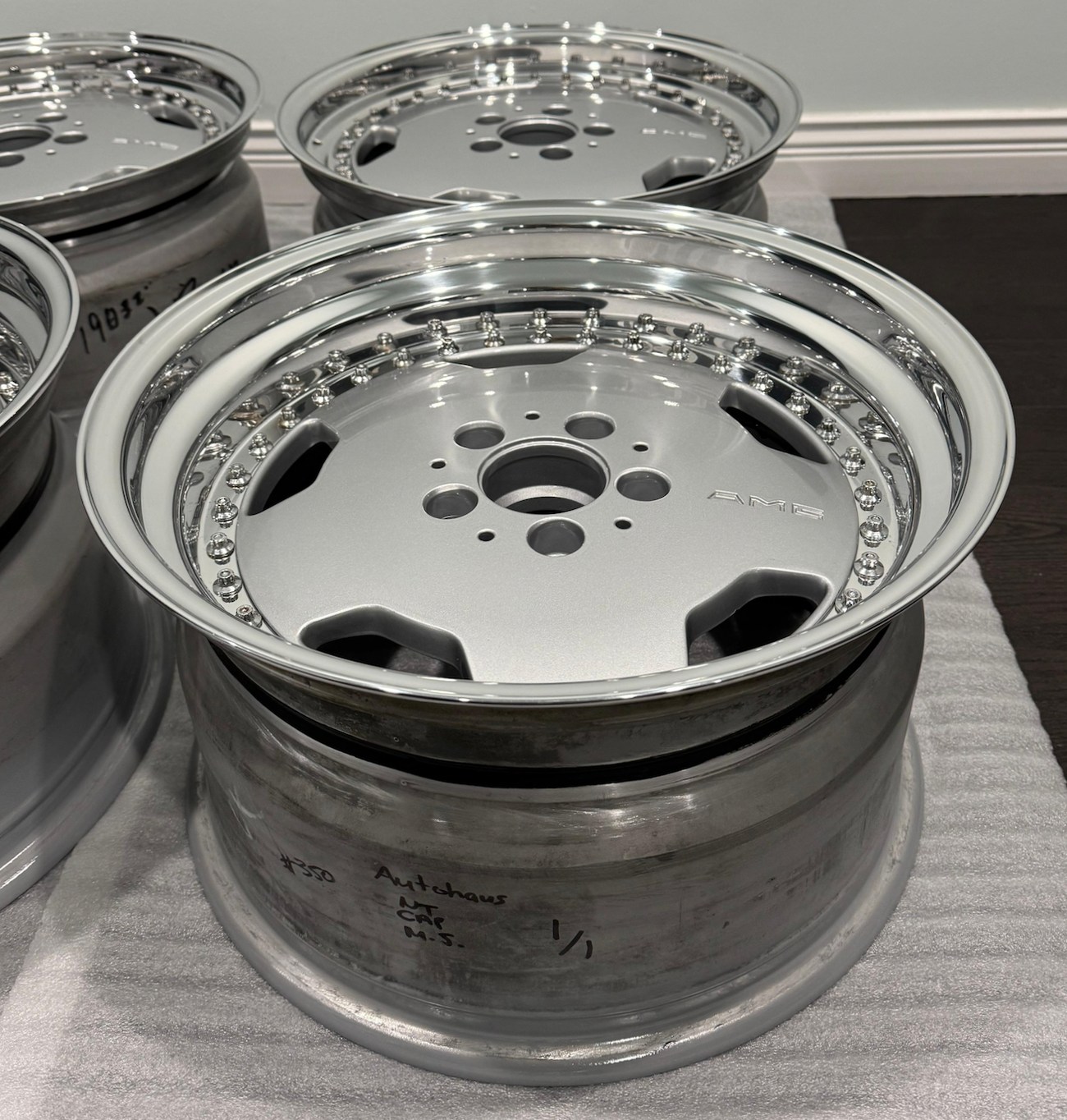 Staggered 3-piece 17" AMG Aero III Wheels by OZ Racing For Sale | The ...