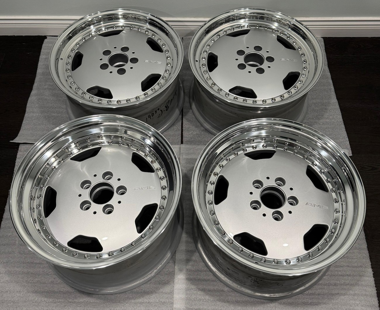 Staggered 3-piece 17" AMG Aero III Wheels by OZ Racing For Sale | The ...