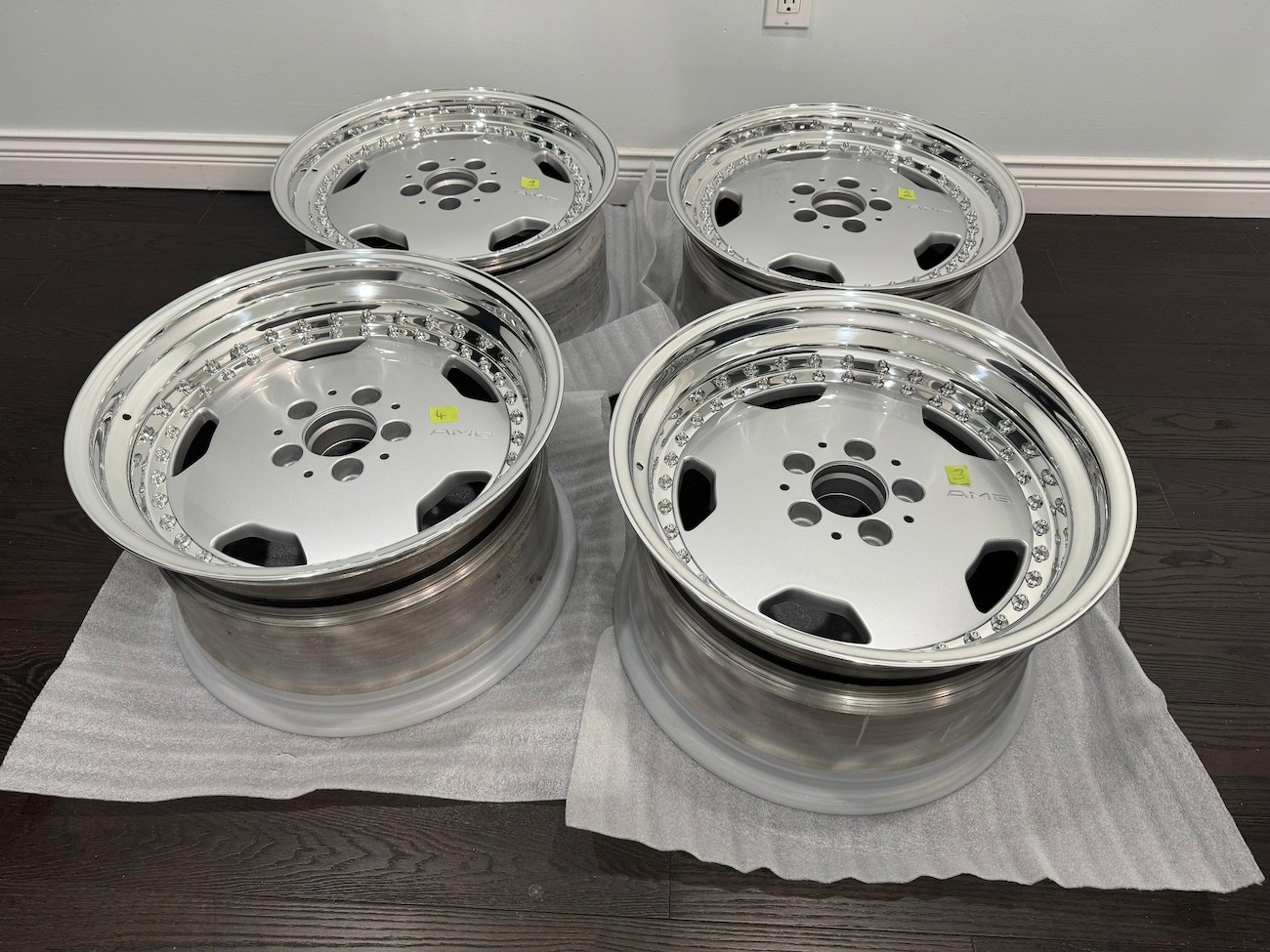 Staggered 3-piece 17" AMG Aero III Wheels by OZ Racing For Sale | The ...