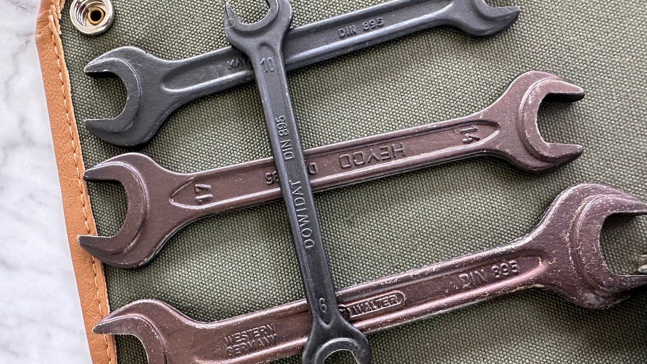 No Reserve: Refurbished 1957 Mercedes-Benz 300SL Tool Roll & Tools For ...