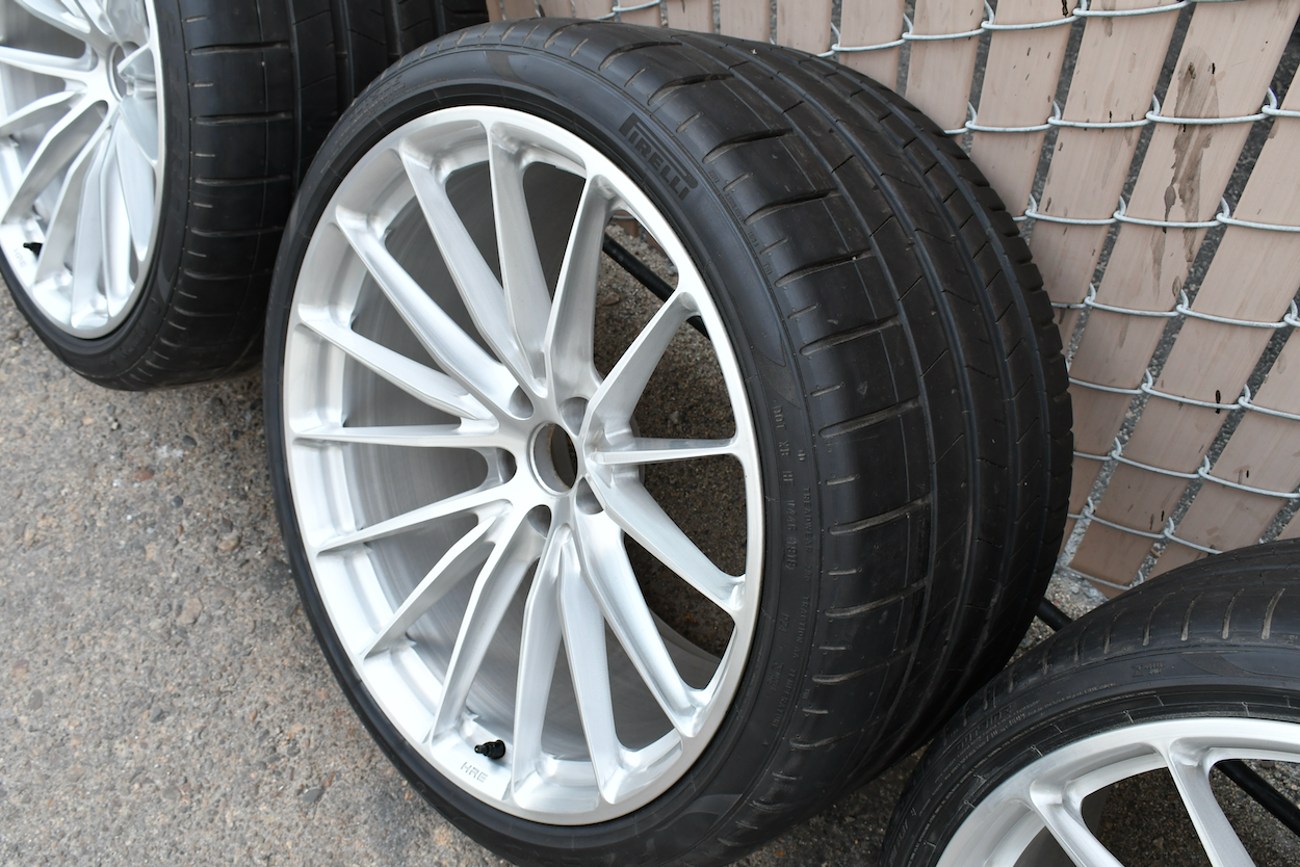 NO RESERVE: Staggered HRE Wheels & Tires for SL65 AMG Black Series For ...