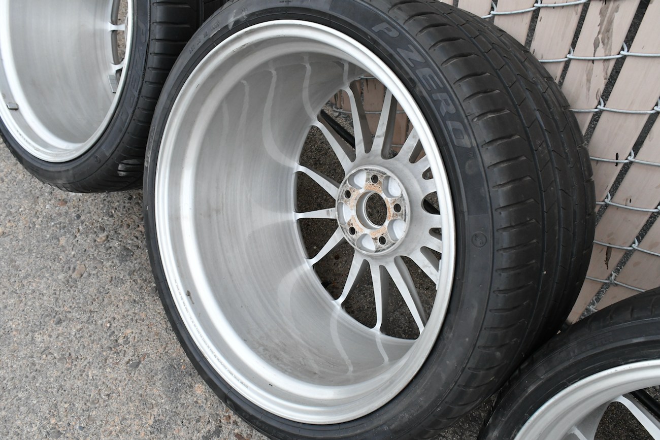 NO RESERVE: Staggered HRE Wheels & Tires for SL65 AMG Black Series For ...